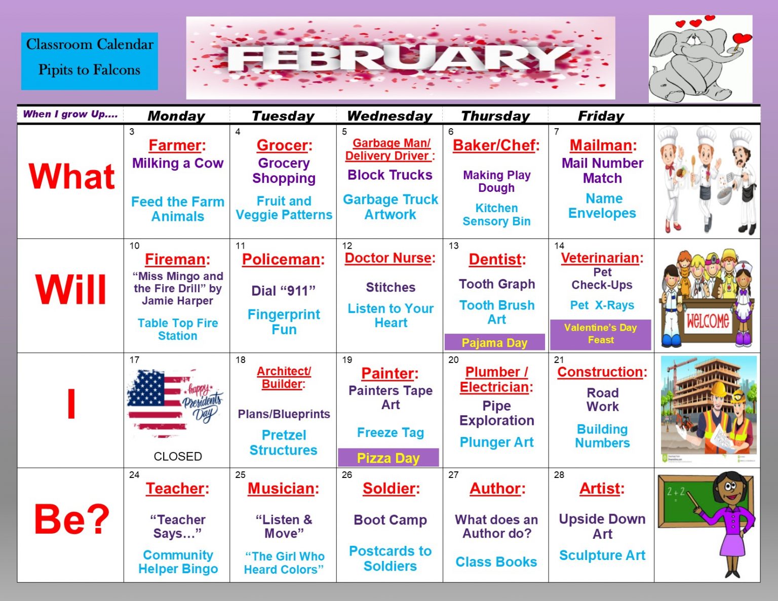 Calendar – MileStones Early Childhood Learning