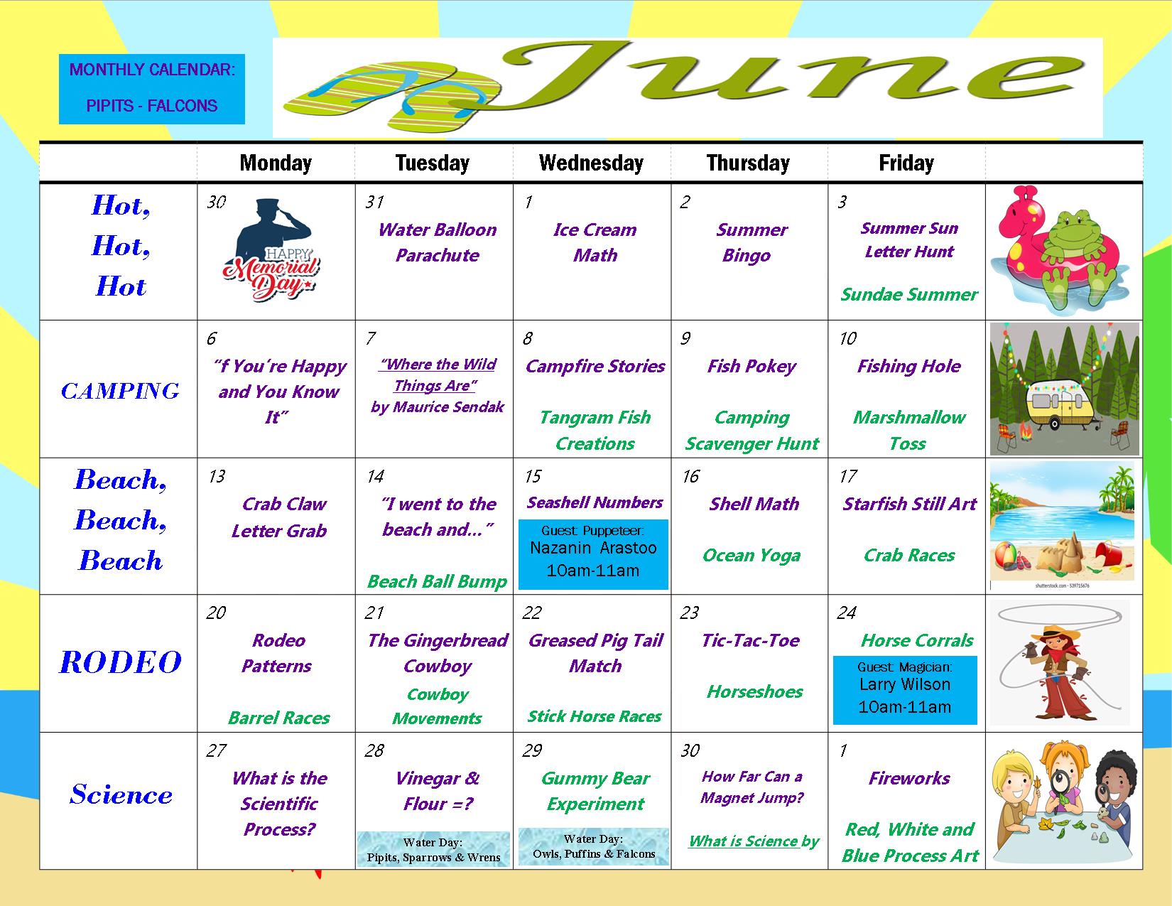 JUNE 2022 ACTIVITIES – MileStones Early Childhood Learning