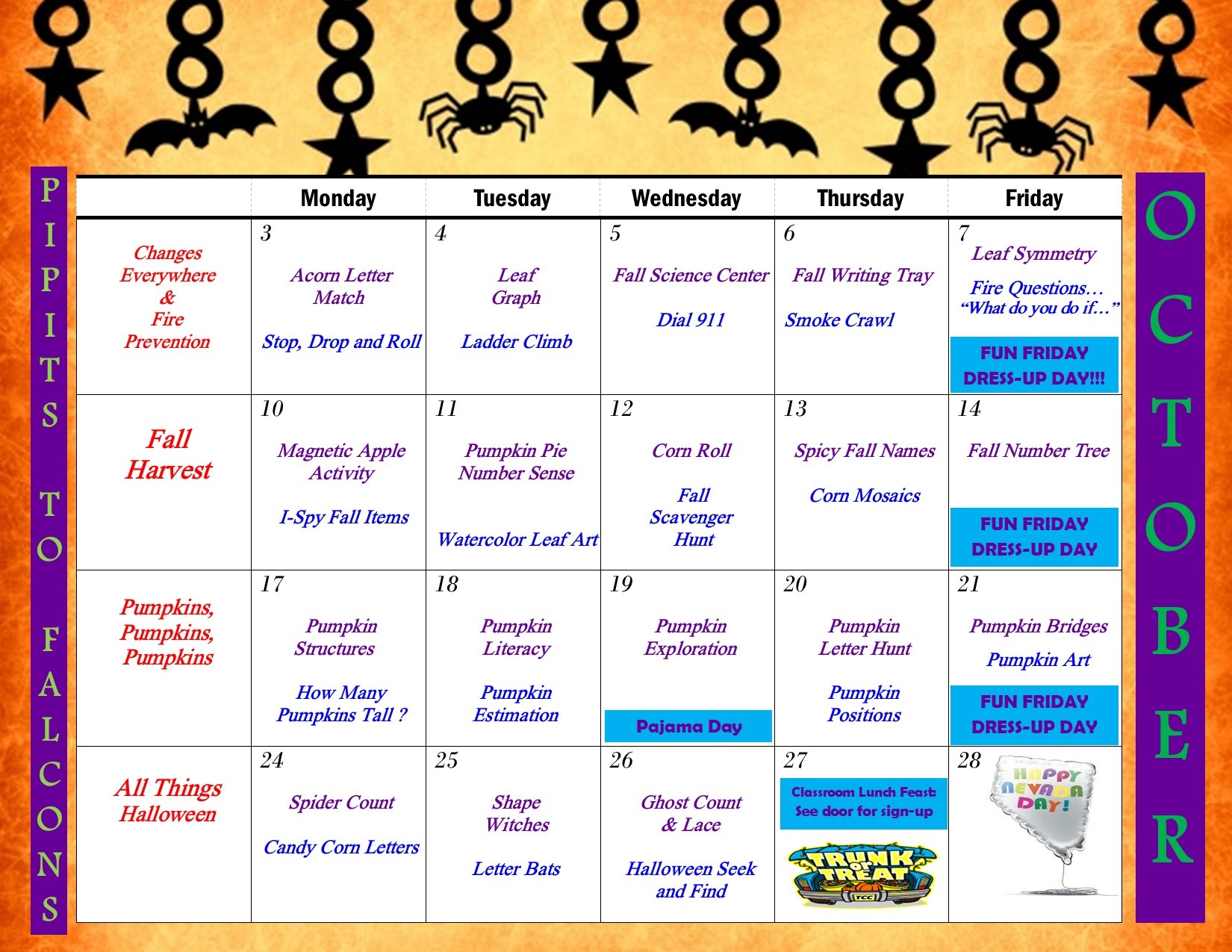 OCTOBER 2022 – MileStones Early Childhood Learning