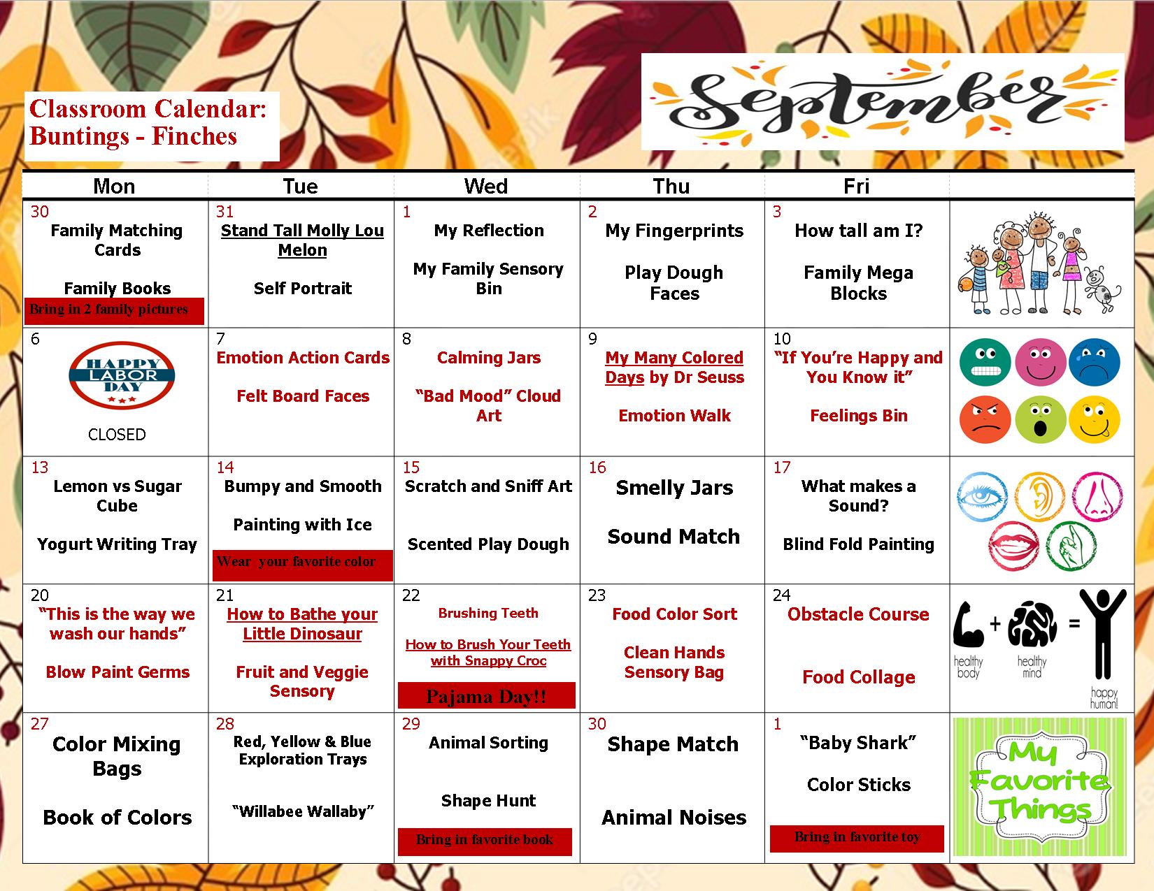 September 2021 – MileStones Early Childhood Learning