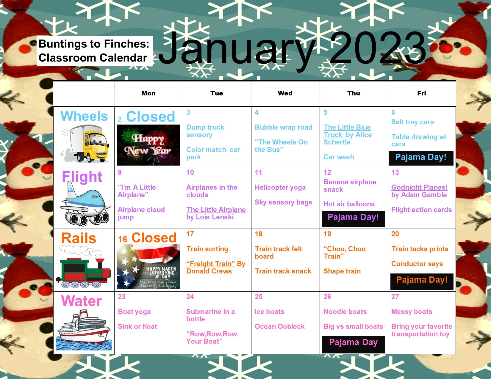 JANUARY 2023 – MileStones Early Childhood Learning