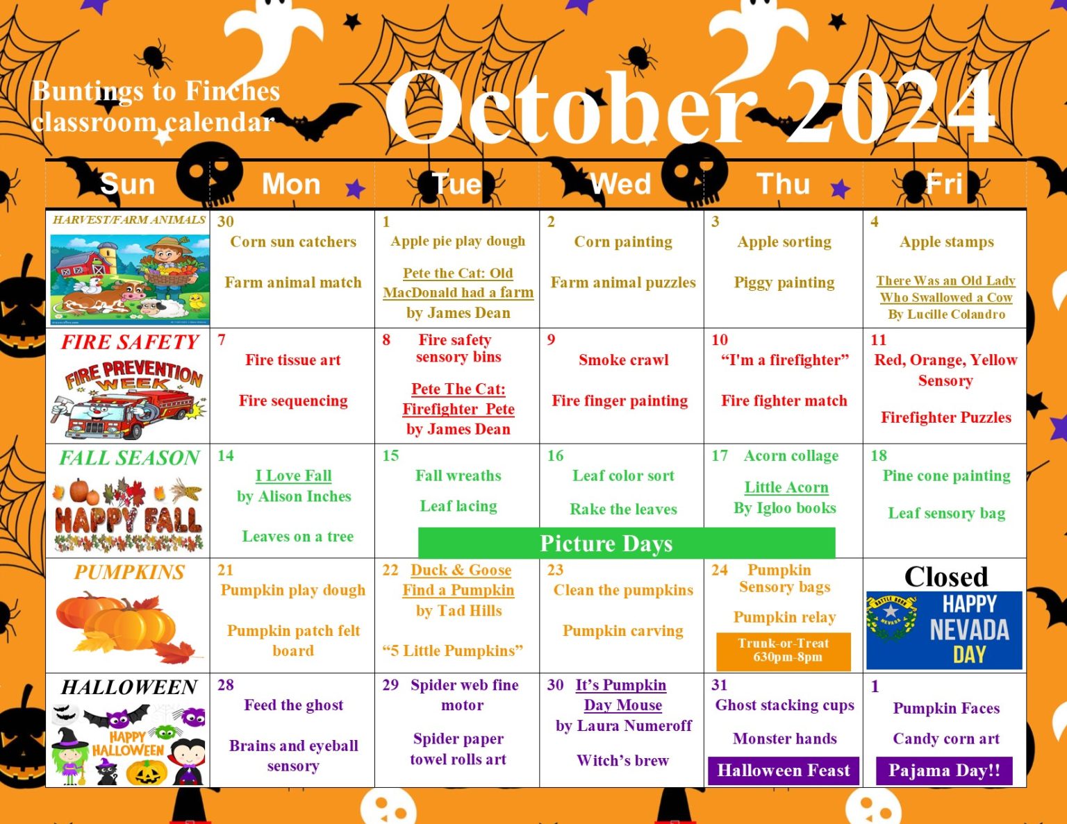 OCTOBER 2024 – MileStones Early Childhood Learning