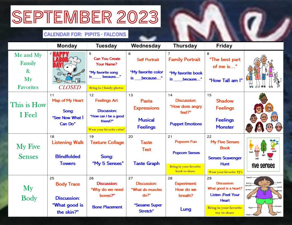 SEPTEMBER 2023 – MileStones Early Childhood Learning